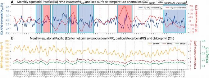 Interannual variability of Fe stress in HNLC regions Equatorial Pacific ...
